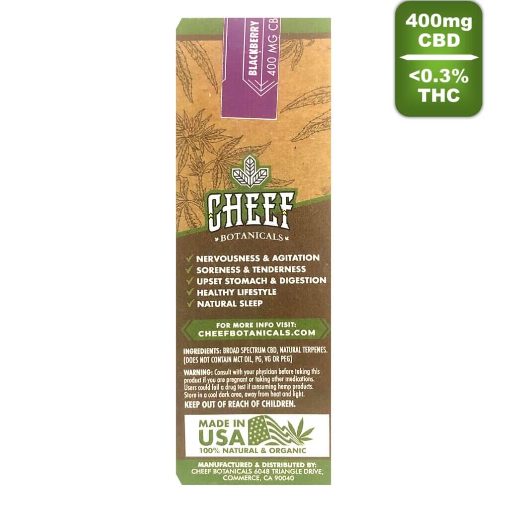 Blackberry Kush Cart - 1 Gram 400mg CBD + THC