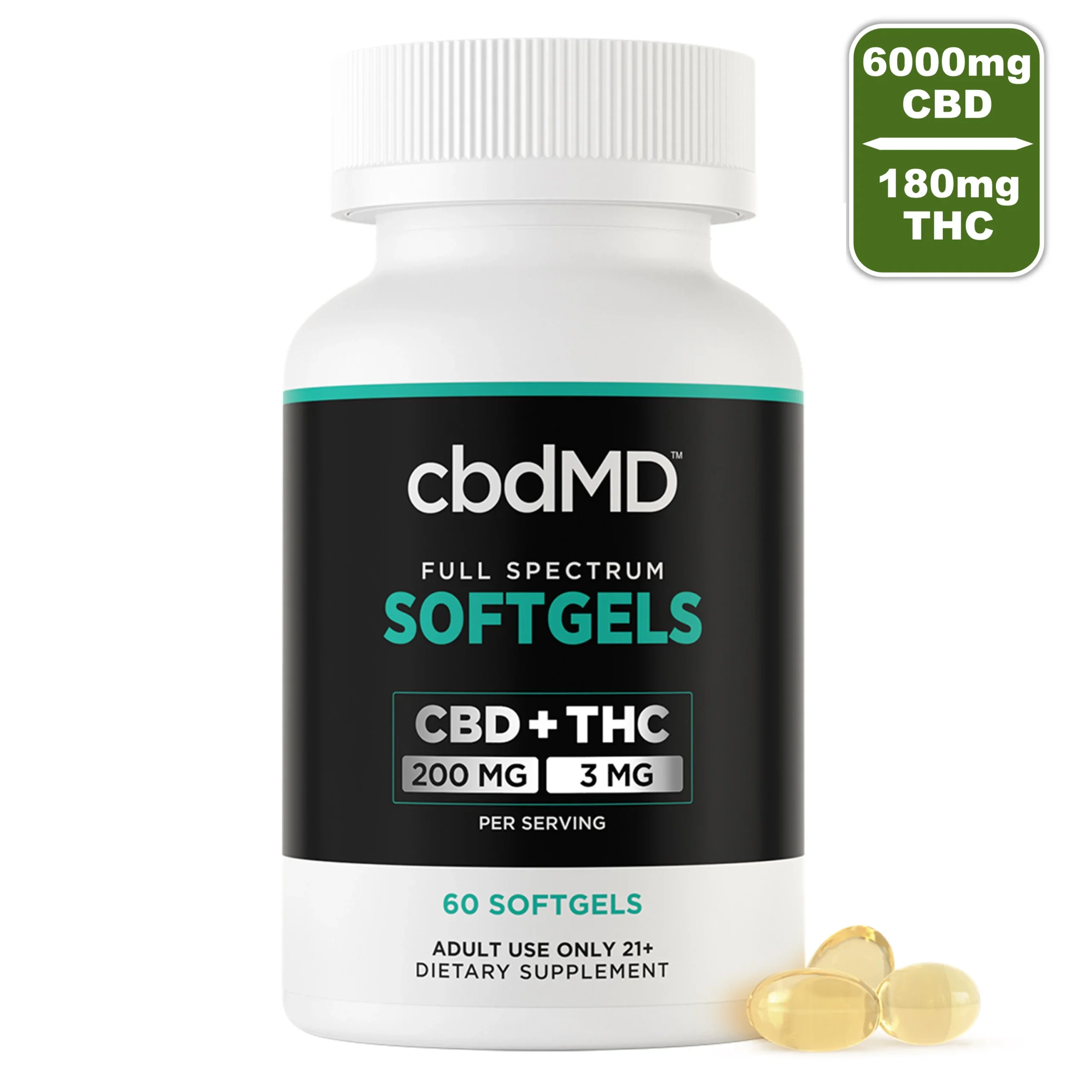 CBD Softgels - 6000mg - Full Spectrum